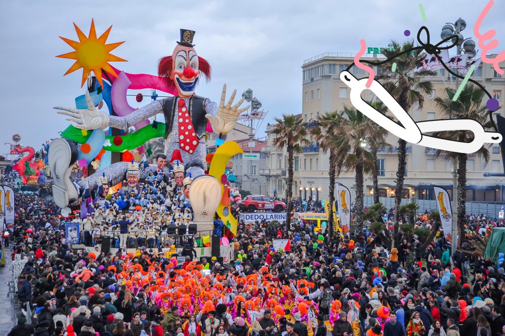 Comment sont les chars de la carnaval de Viareggio